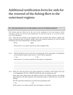 Fillable Online Additional notification form for aids for the renewal ...