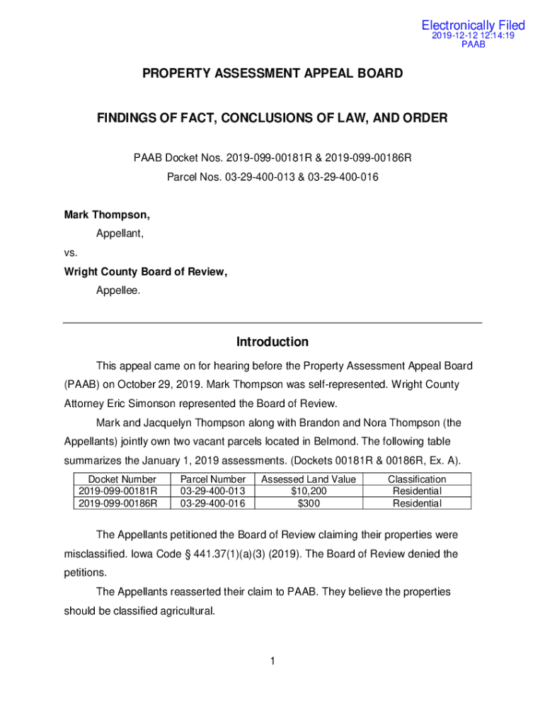 Fillable Online paab iowa 03-29-400-013 & 03-29-400-016 Fax Email Print ...