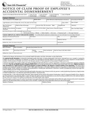 Fillable Online Sun Life Assurance Company of Canada - CM Regent Fax ...