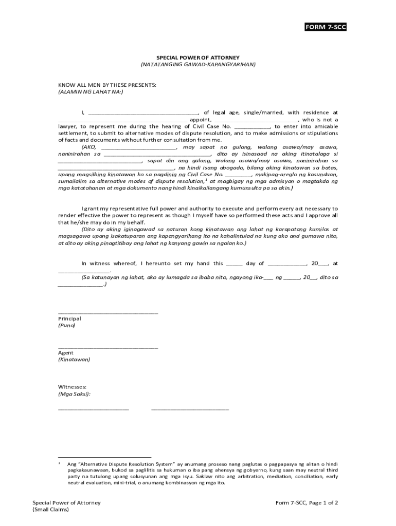 Fillable Online oca judiciary gov Legal FormsPDFAffidavitPower Of ...