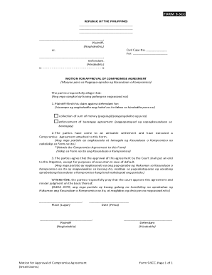 Fillable Online oca judiciary gov Revised Rules on Small Claims Sample Forms - Academia.edu Fax ...