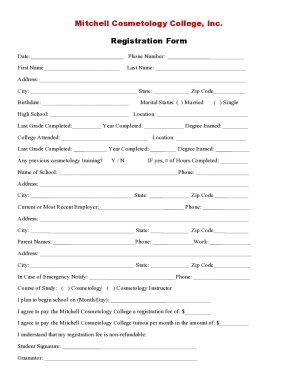 Fillable Online MCC Registration Form Fax Email Print - pdfFiller