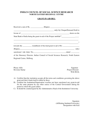 Fillable Online indian council of social science research - ICSSR-ERC ...