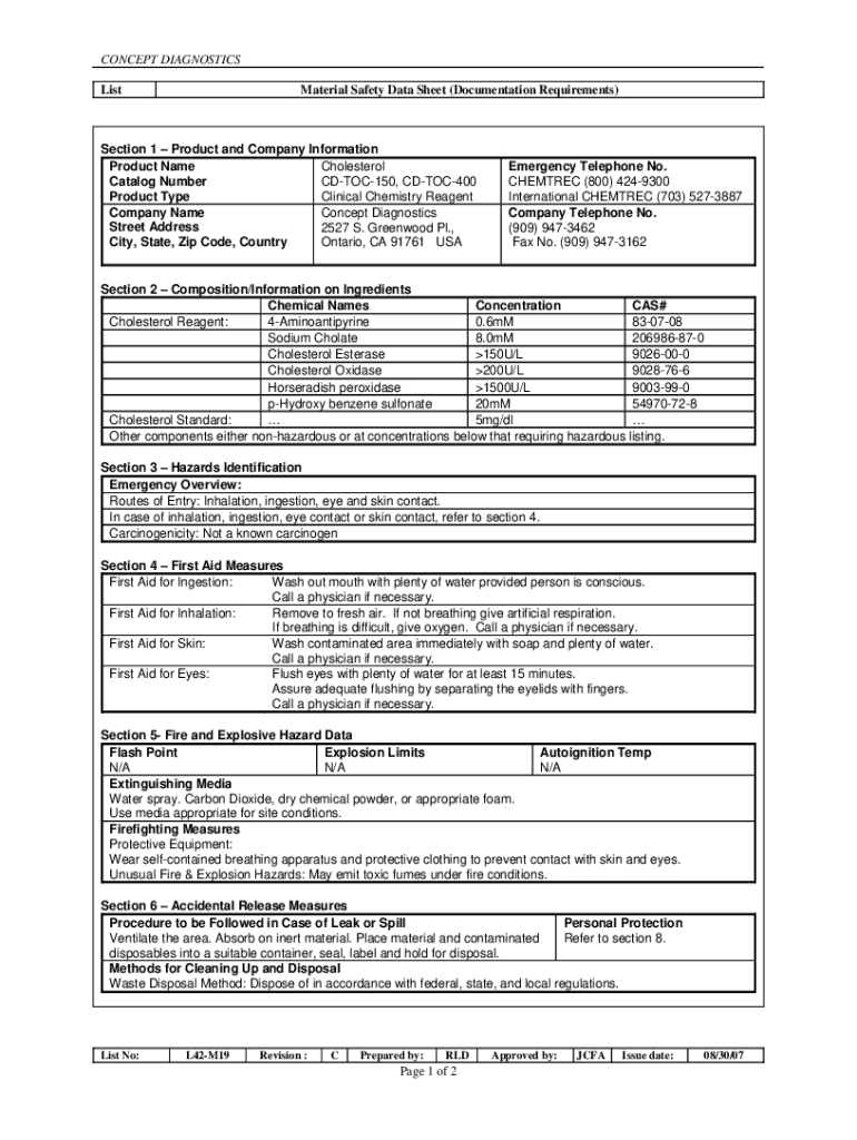 Fillable Online Safety Data Sheet - EBS at Elitechgroup Inc. Fax Email Print - pdfFiller