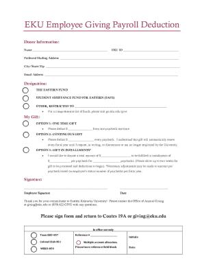 Fillable Online EKU ID Fax Email Print - pdfFiller