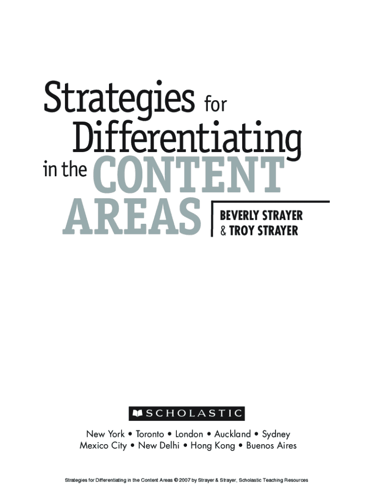 Fillable Online Easy-to-Use Strategies, Scoring Rubrics, Student ...