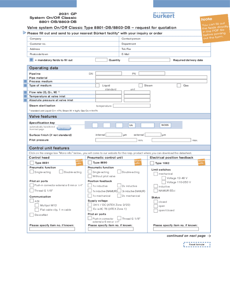 Fillable Online 2/2-way Diaphragm Valve, stainless steel body, pneumatically ... Fax Email Print ...
