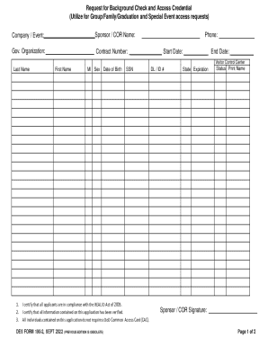 Fillable Online DES FORM 190-2, Group Application Instruction Fax Email ...