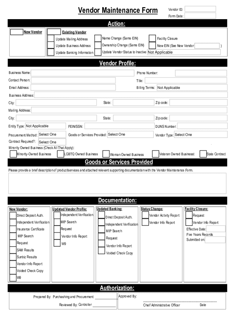 Fillable Online Vendor ACH Payment ApplicationTemplate (2) Fax Email ...