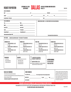 Fillable Online DA23 Position Request Form Fax Email Print - pdfFiller