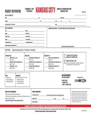 Fillable Online KD21-Position Request Form Fax Email Print - pdfFiller