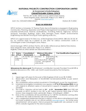 Fillable Online National Projects Construction Limited (NPCC) Fax Email ...