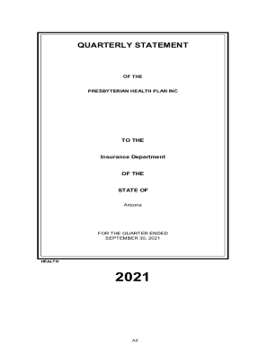 Fillable Online *18750202120100101* QUARTERLY STATEMENT Fax Email Print ...