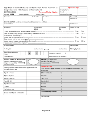 Fillable Online Application for LIHEAP (Gas/Electric) Utility ...