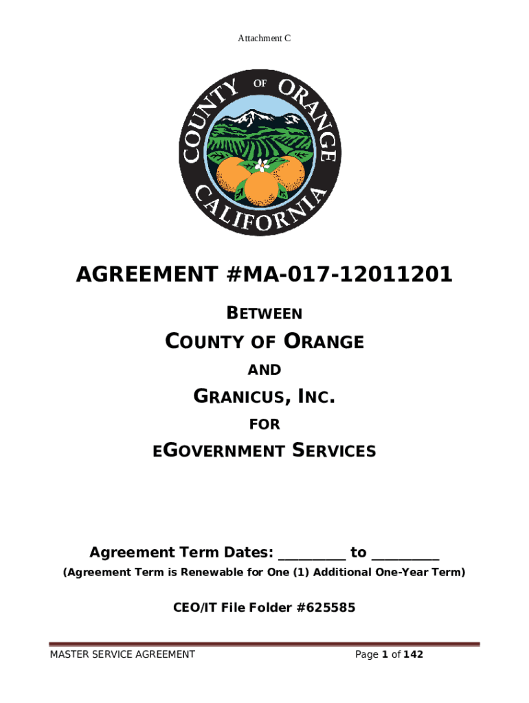 TEMPLATE - Managed Services Contract Doc Template | pdfFiller