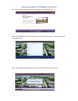 Fillable Online Step-by-step guide to Fill Reappear Exam Form Fax Email ...