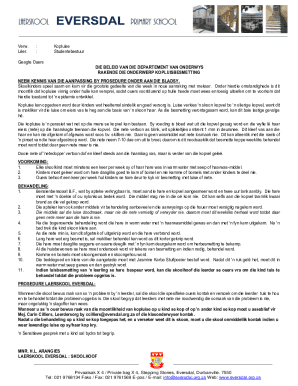 Fillable Online Kopluise Ler. : Studentebestuur Geagte Ouers DIE BELEID ...