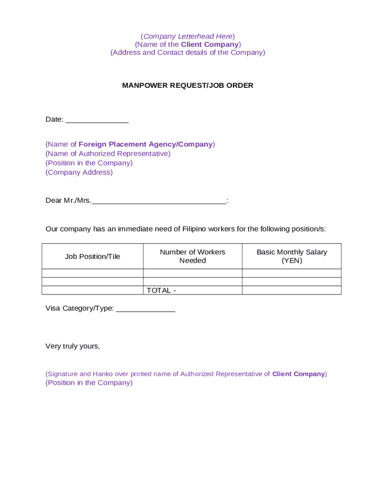 (Company Letterhead) This is a SAMPLE letterplease use ... Doc Template ...