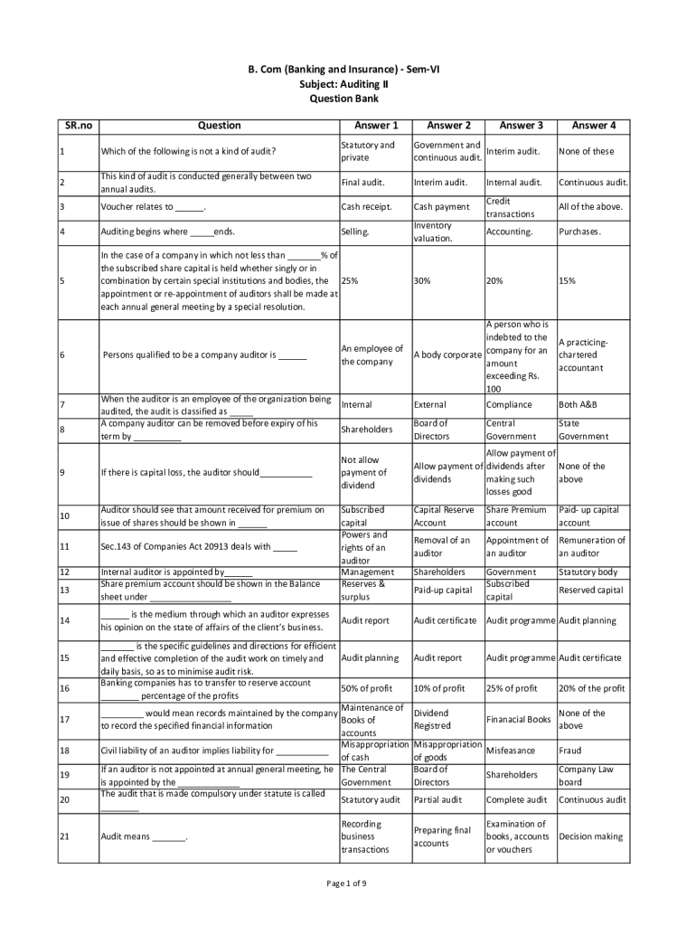 Fillable Online Statutory Audit: Definition, Examples, and Type of ...
