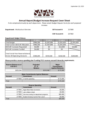 Fillable Online Sample Budget Request Letter - MRSC Fax Email Print ...