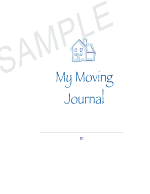 Fillable Online My Moving Journal My New Home - Tessera Publishing Fax ...