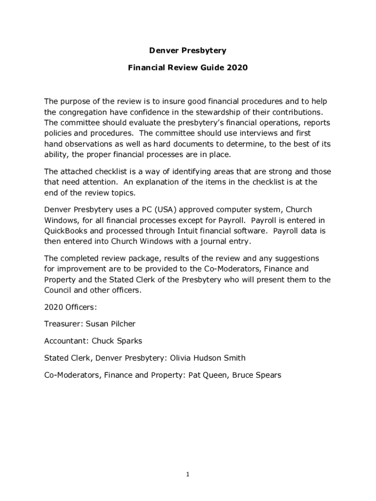 Fillable Online Clerks' Tip What is a Full Financial Review? When is my ... Fax Email Print ...