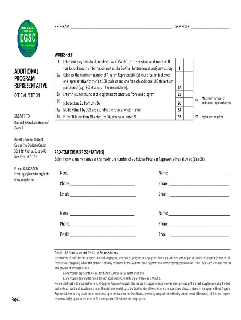 Fillable Online Forms - Doctoral and Graduate Students' Council Fax Email Print - pdfFiller