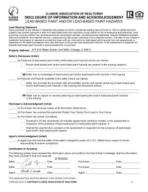 Fillable Online Apartment Lead-Based Paint Disclosure.pdf Fax Email ...