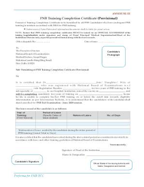 Fillable Online Certificate of Training Completion Template Free ...