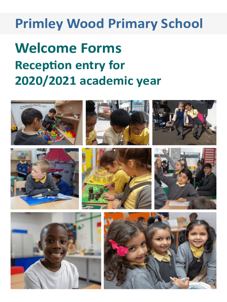 Fillable Online Welcome Forms - Primley Wood Primary School Fax Email ...