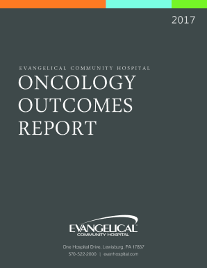 Fillable Online oncology report outcomes - Evangelical Community ...