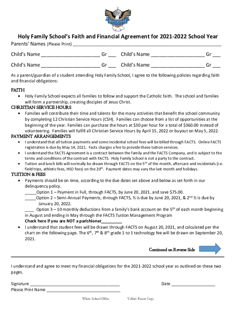 Fillable Online FAITH FORMATION REGISTRATION FORM 2021 Fax Email Print ...