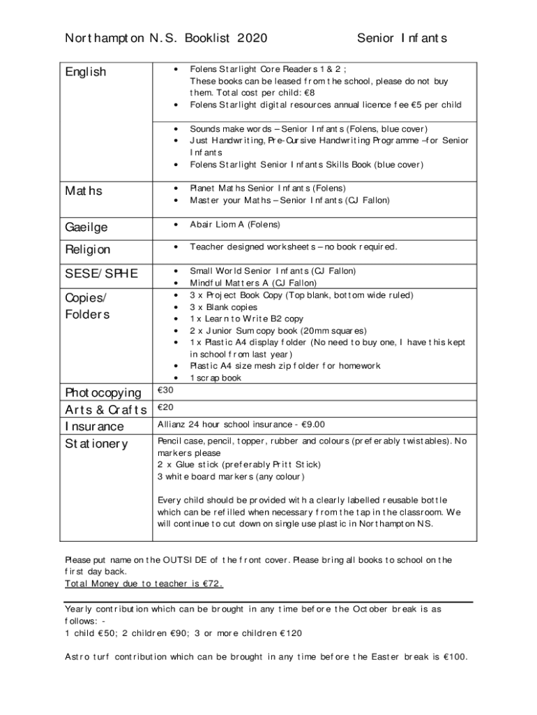 Fillable Online Starlight - Junior Infants Core Reader 1 - Schoolbooks ...