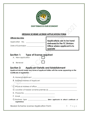 Fillable Online Type of license required Section 2: Applicant Details ...