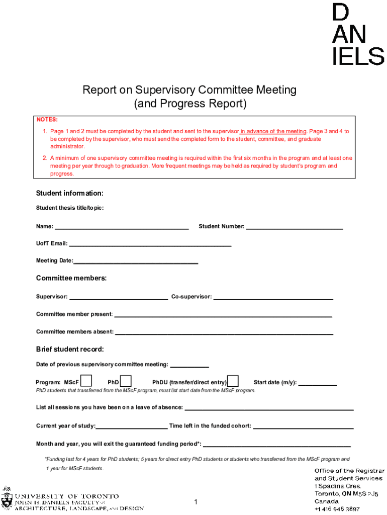 Fillable Online Supervision and Examinations - University of Alberta Calendar Fax Email Print ...