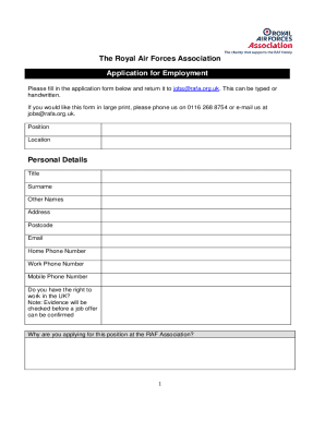 Fillable Online Royal Air Force application form guidance - GOV.UK Fax ...