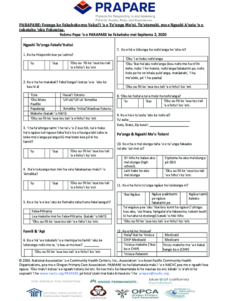 Fillable Online Ko e h 'oku faka'ata ai 'e he 'Otua 'a e kakai angatonu ...