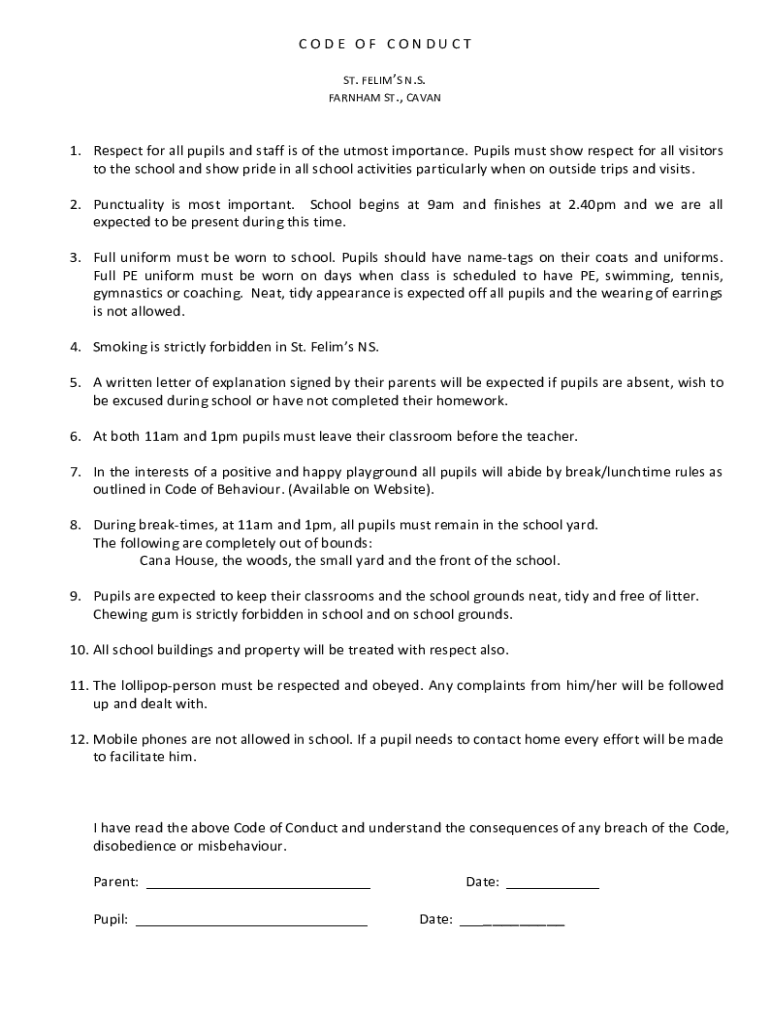 Fillable Online Sample School Policies - Squarespace Fax Email Print ...