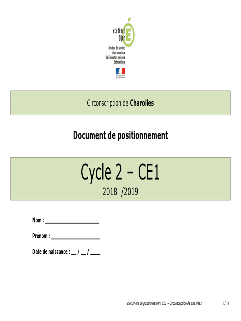 Remplissable En Ligne L'valuation des acquis des lves en CE1 : des repres ... Fax Email Imprimer ...