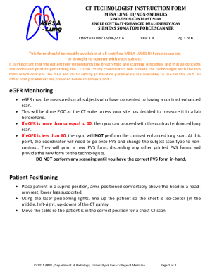Fillable Online SINGLE NON-CONTRAST SCAN Fax Email Print - pdfFiller