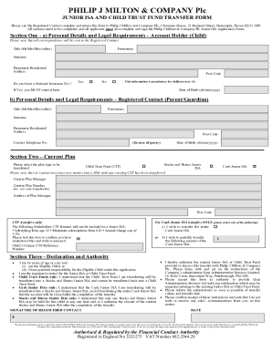 Fillable Online JISA-CTF Transfer Form Fax Email Print - pdfFiller