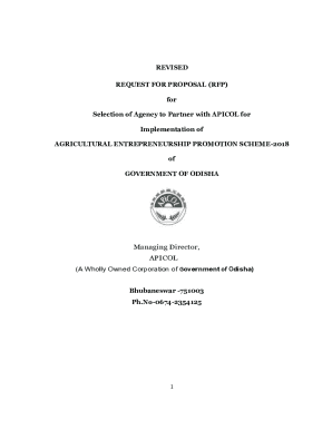 Fillable Online REVISED REQUEST FOR PROPOSAL (RFP) for Selection of ... Fax Email Print - pdfFiller