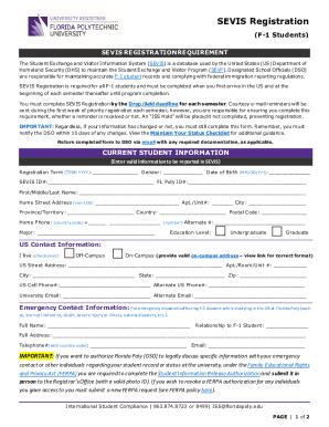 Fillable Online Student Visa - Travel.gov - Department of State Fax ...