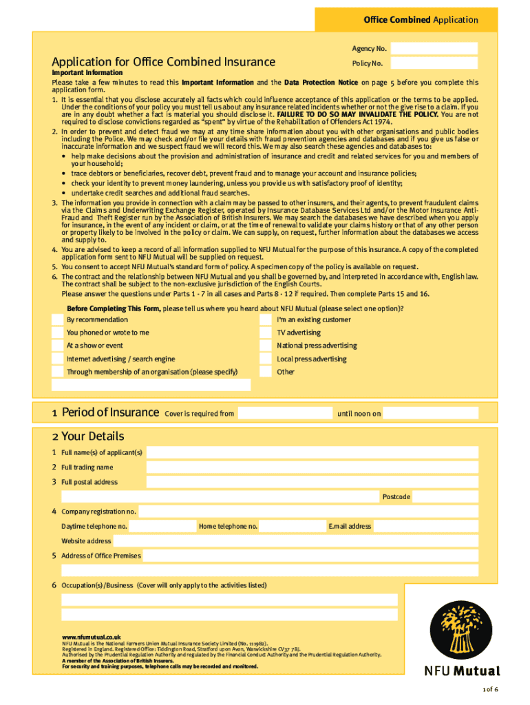Fillable Online Property Owners' Proposal Form - Islands Insurance Fax ...