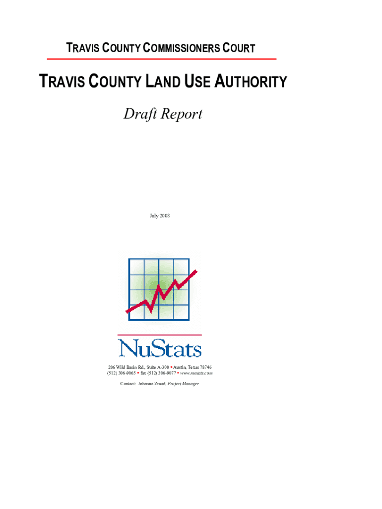 Fillable Online travis county land use authority - Hill Country ...