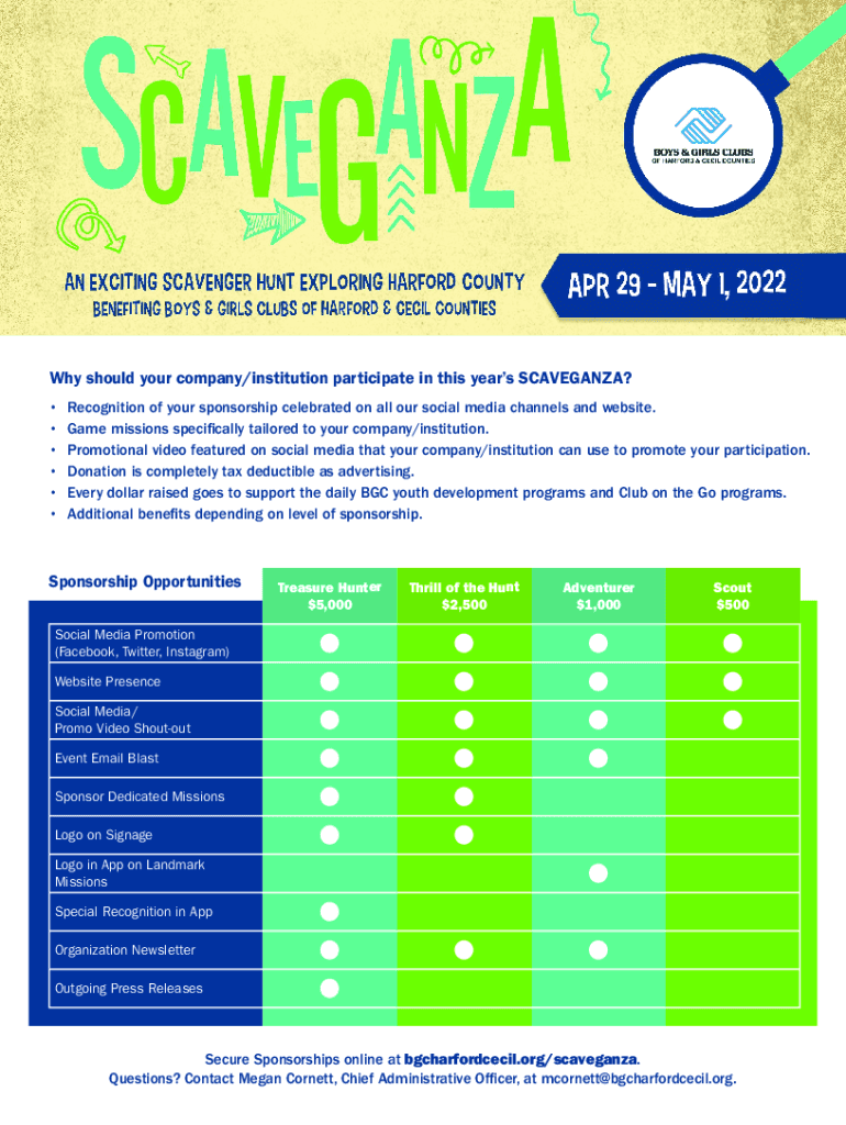 Fillable Online 6 Smart Reasons Why Your Business Should Sponsor An ...