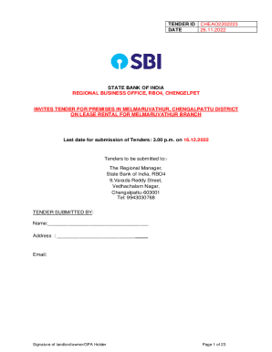 Fillable Online Procurement News - SBI - London Fax Email Print - pdfFiller