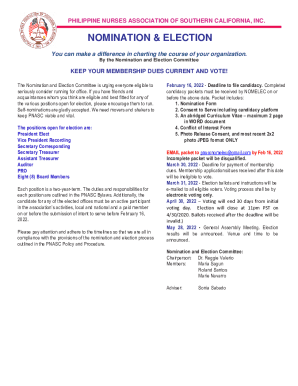 Fillable Online Fillable Online pnasc NOMINATION FORM FOR AWARDS Fax ...