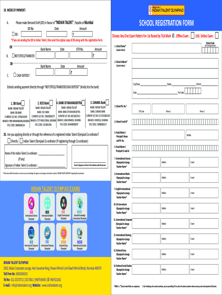 Fillable Online 1st Round Registration form 2022-23 final.cdr Fax Email ...