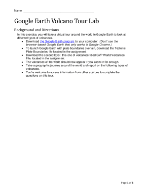 Fillable Online novaonline nvcc Solved Google Earth Volcano Exercise Go ...